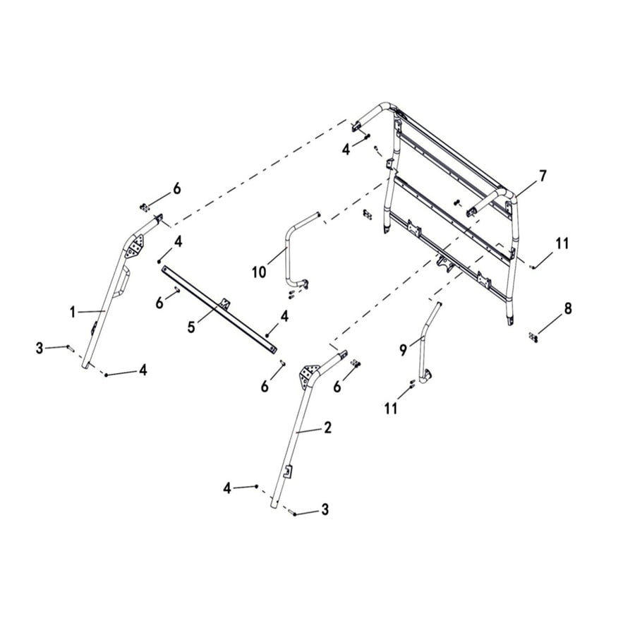 BUCK 450 FRAME ROOF