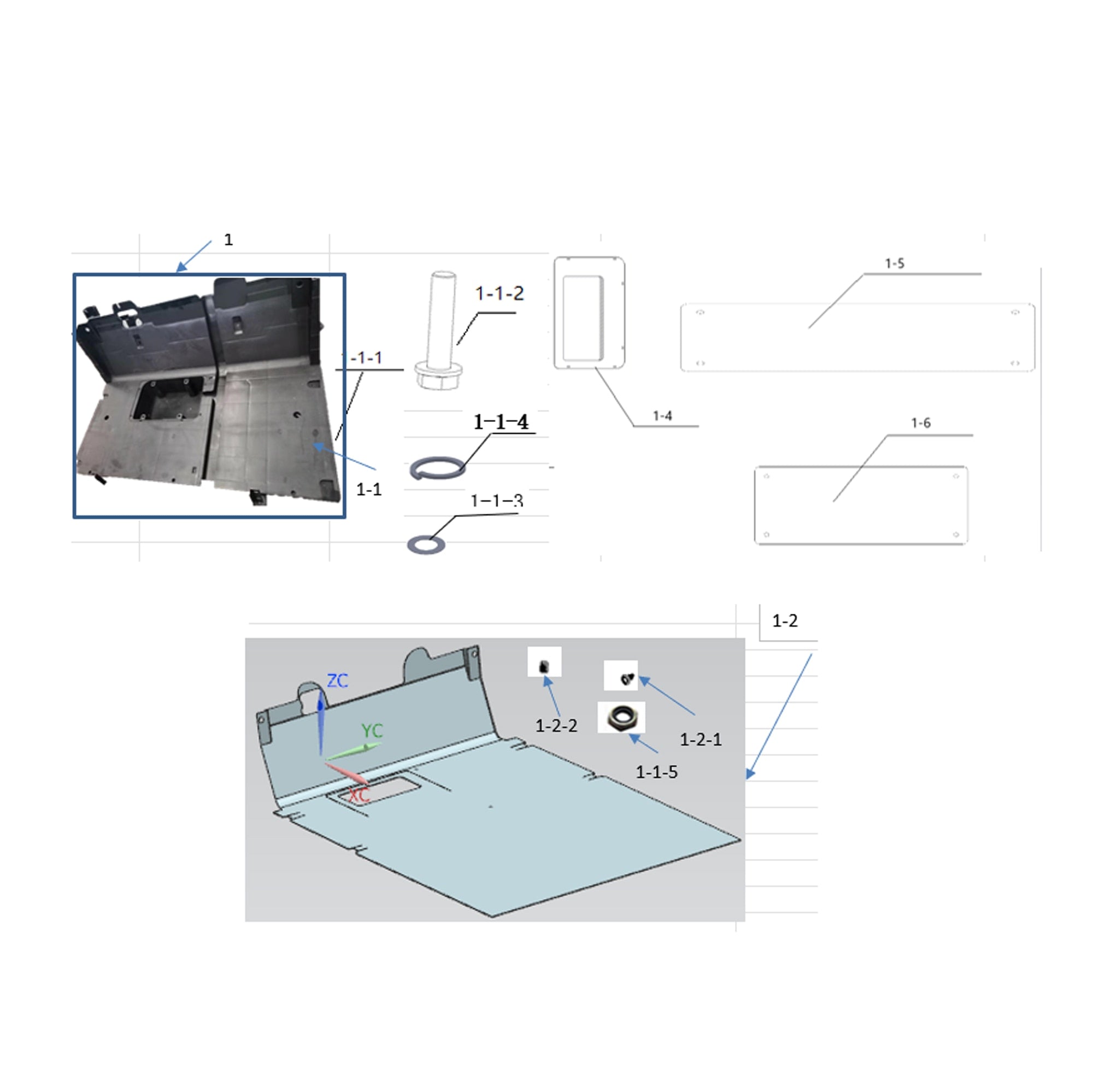 MVR Cargo Max Floor assembly