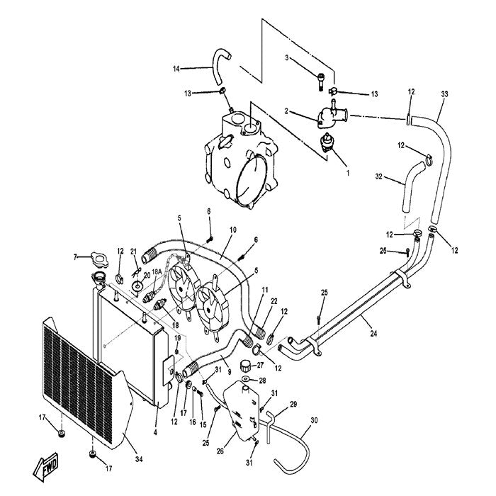 T-BOSS 410 RADIATOR