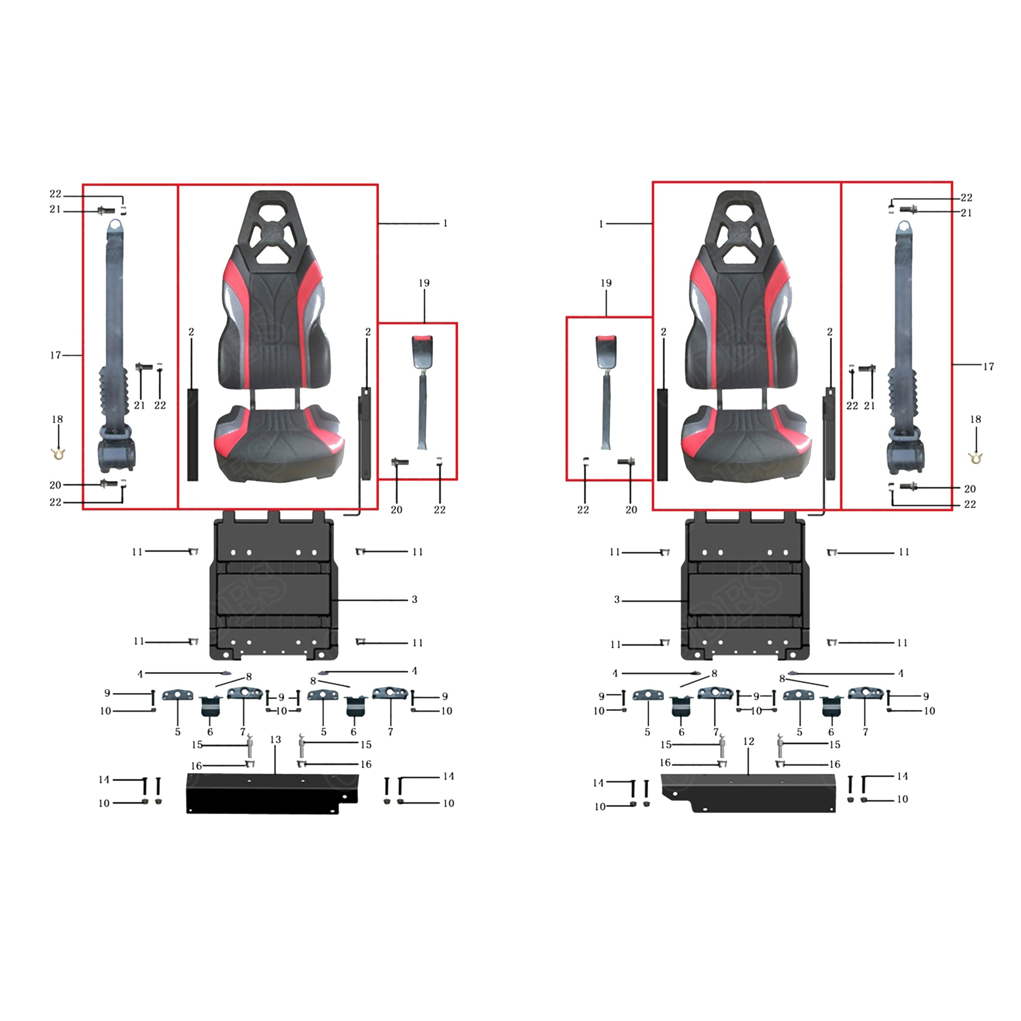 X2-800 LT SEATS 2